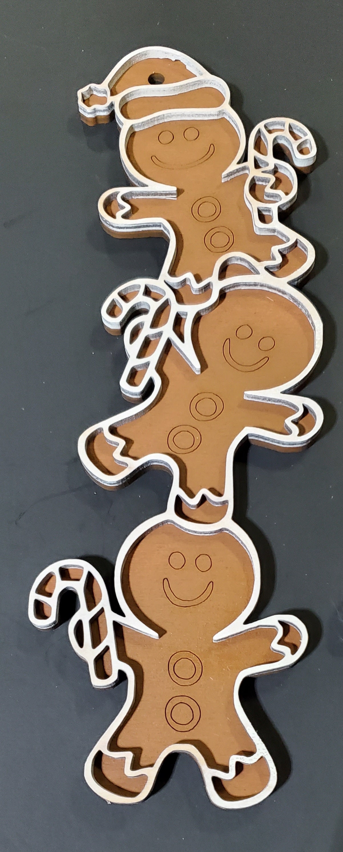 Gingerbread Man Tower Decoration and Plaque - Etsy