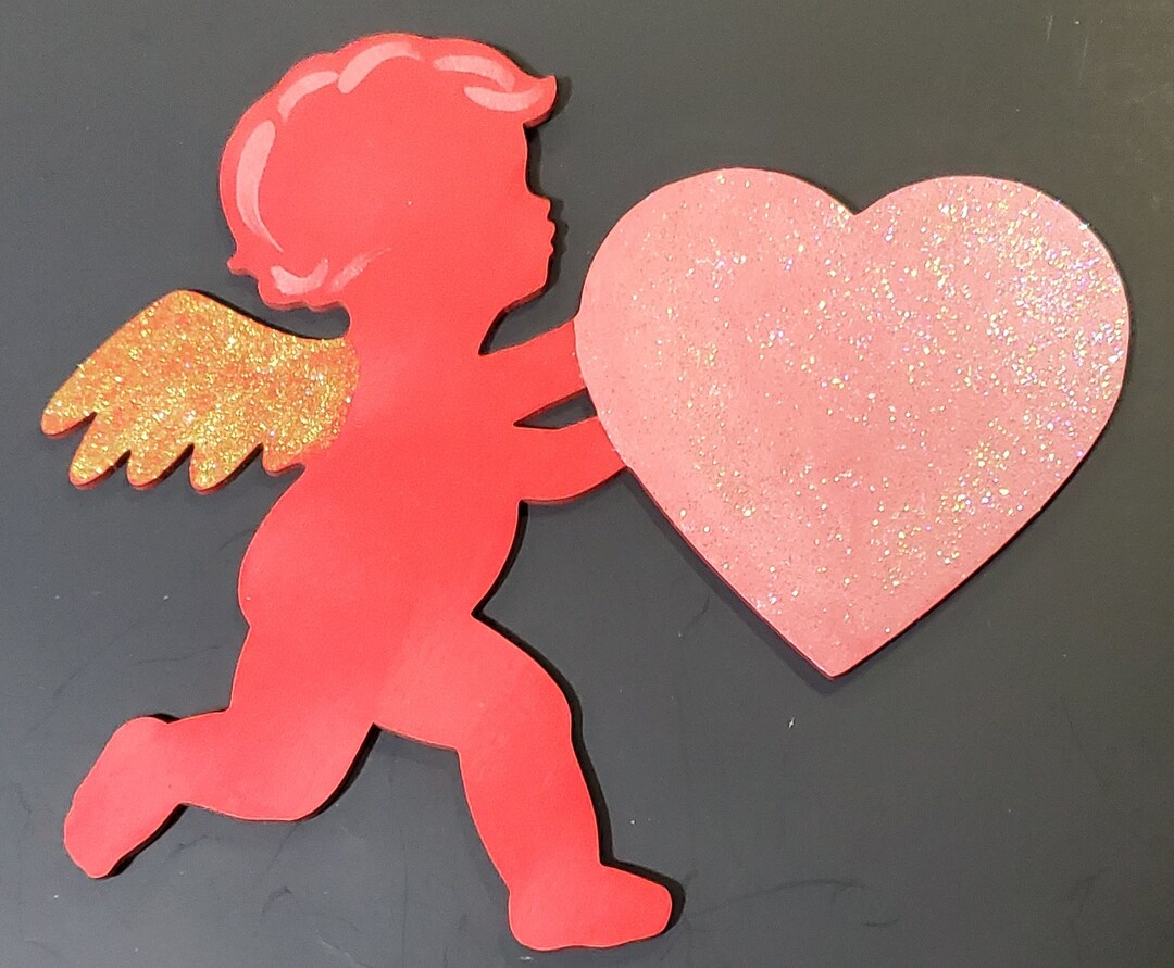 Cupid With Heart - Etsy