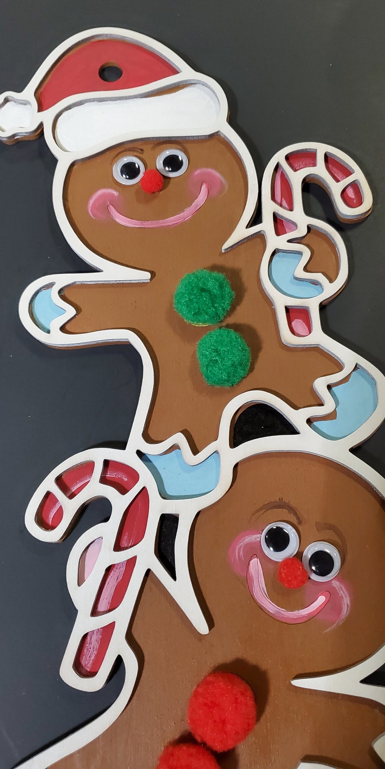 Gingerbread Man Tower Plaque - Etsy