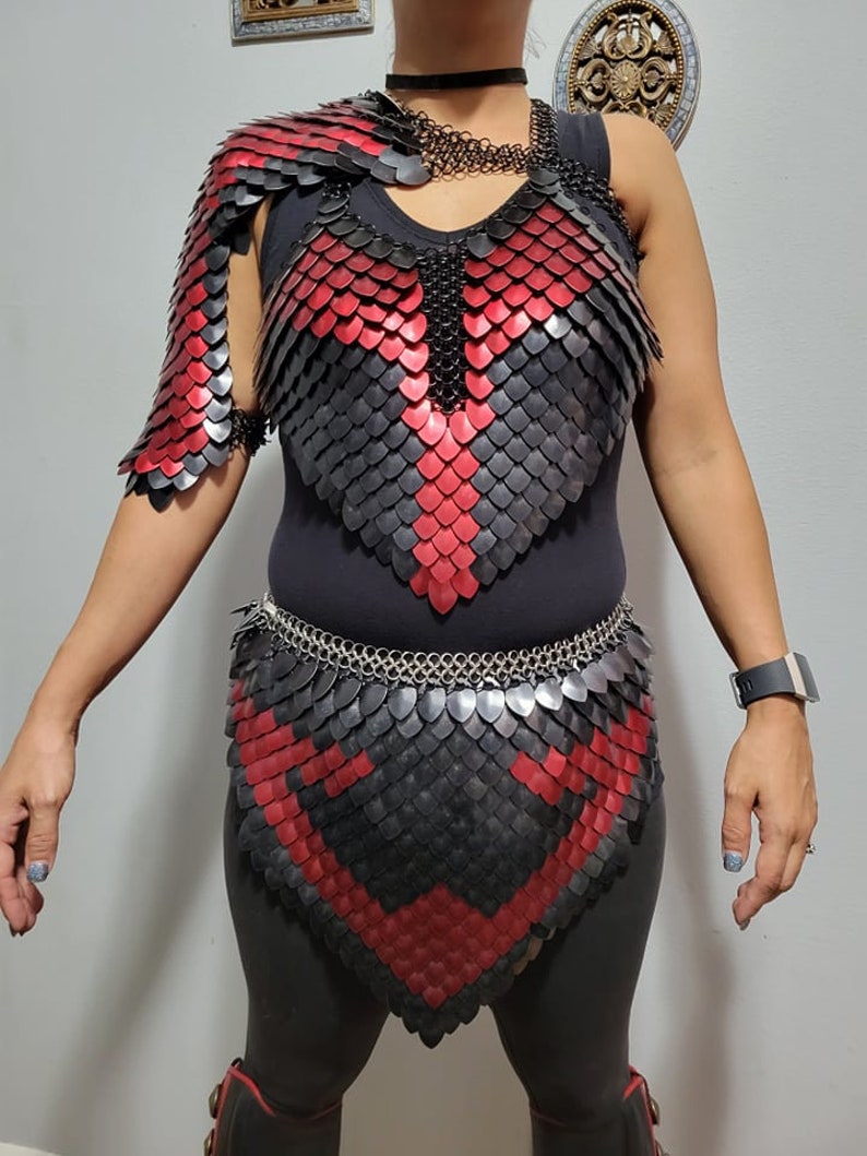 Scalemail Skirt (front) - Etsy