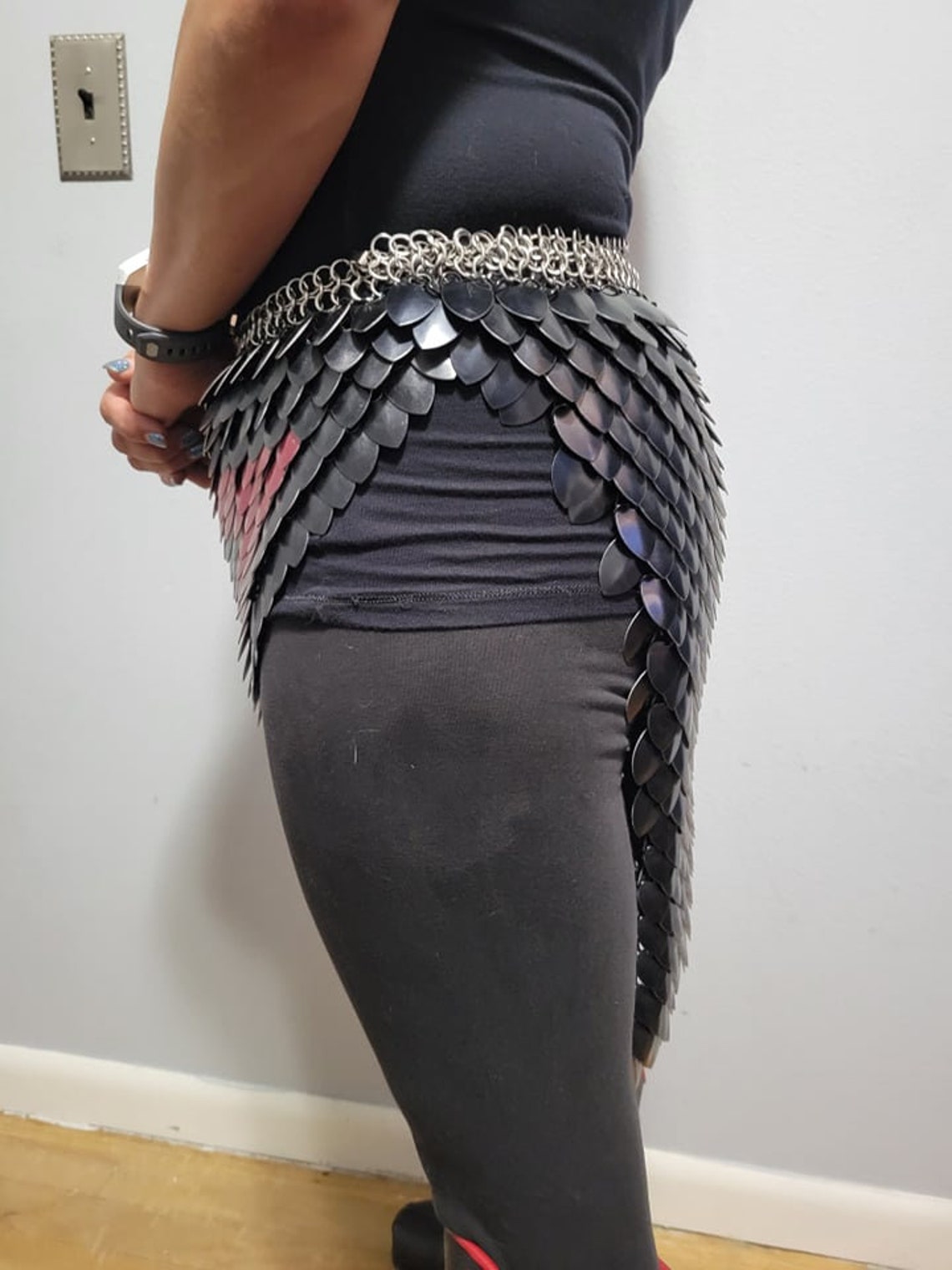 Scalemail Skirt front - Etsy