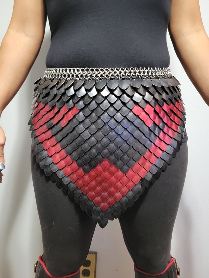Scalemail Skirt (front) - Etsy