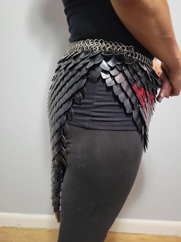 Scalemail Skirt (front) - Etsy