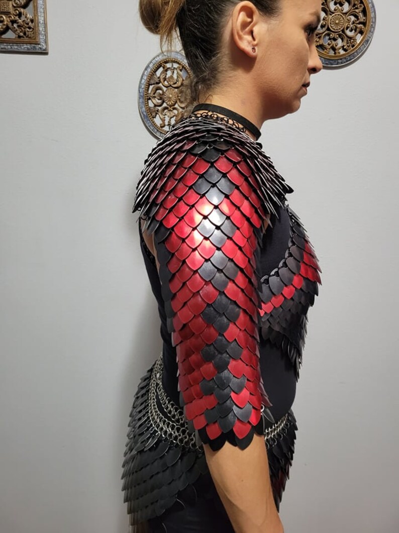 Manto de hombro Scalemail - Etsy España