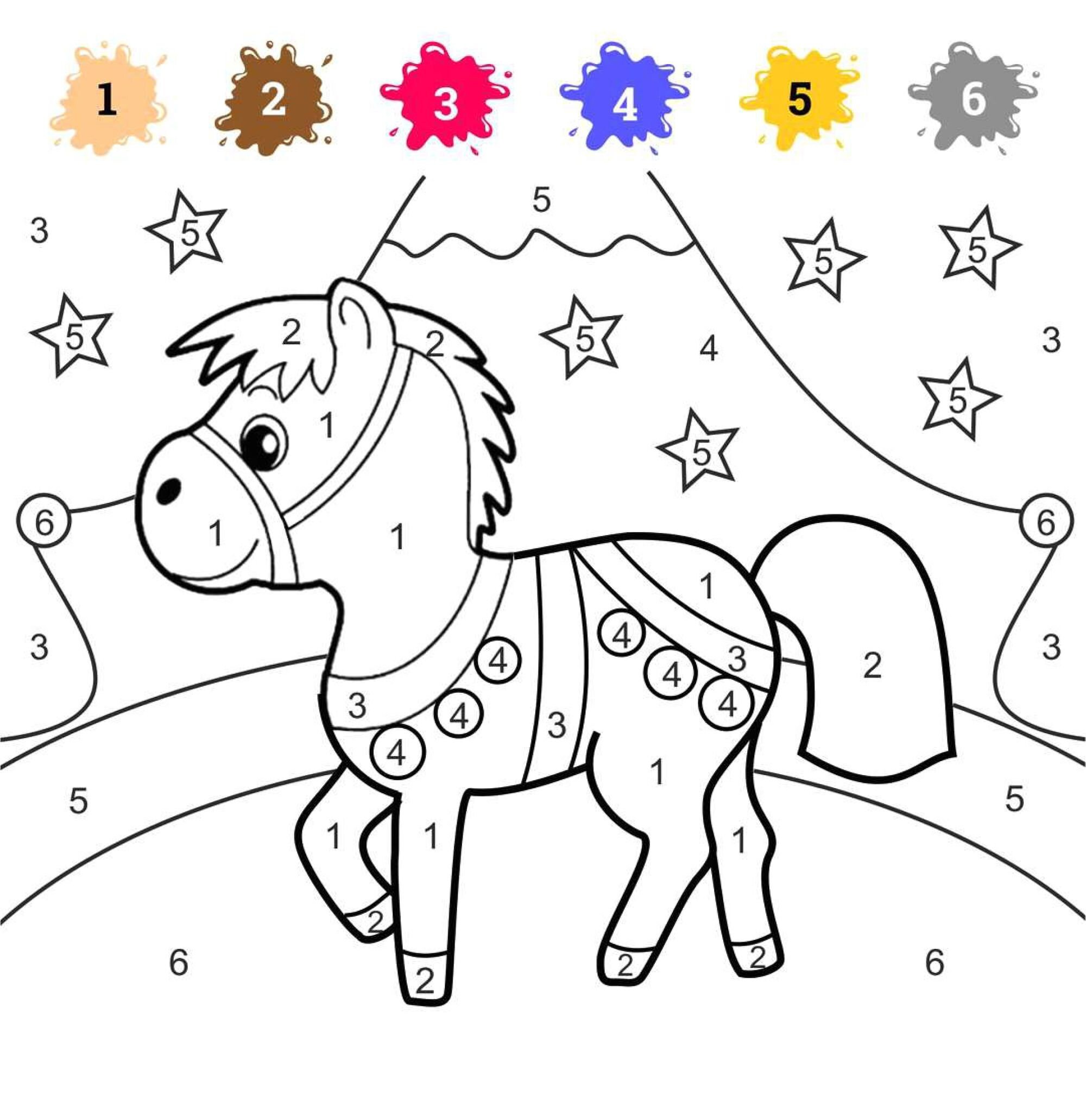 Color by Number Coloring Book for Kids Color by Number Fun for Kids ...