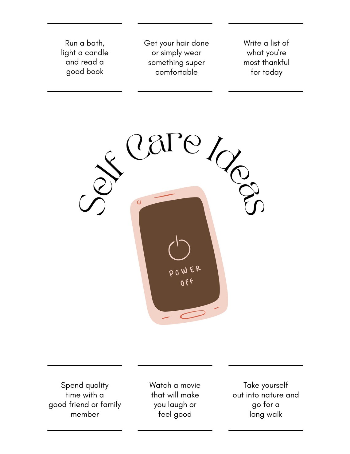 SELF-CARE NOTES Take Care of Yourself Oost Your Inner Confidence and ...