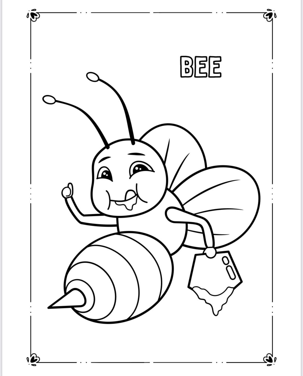 Bundle Kids Coloring Pages Bundle | Printable Activity Sheets | Animals ...