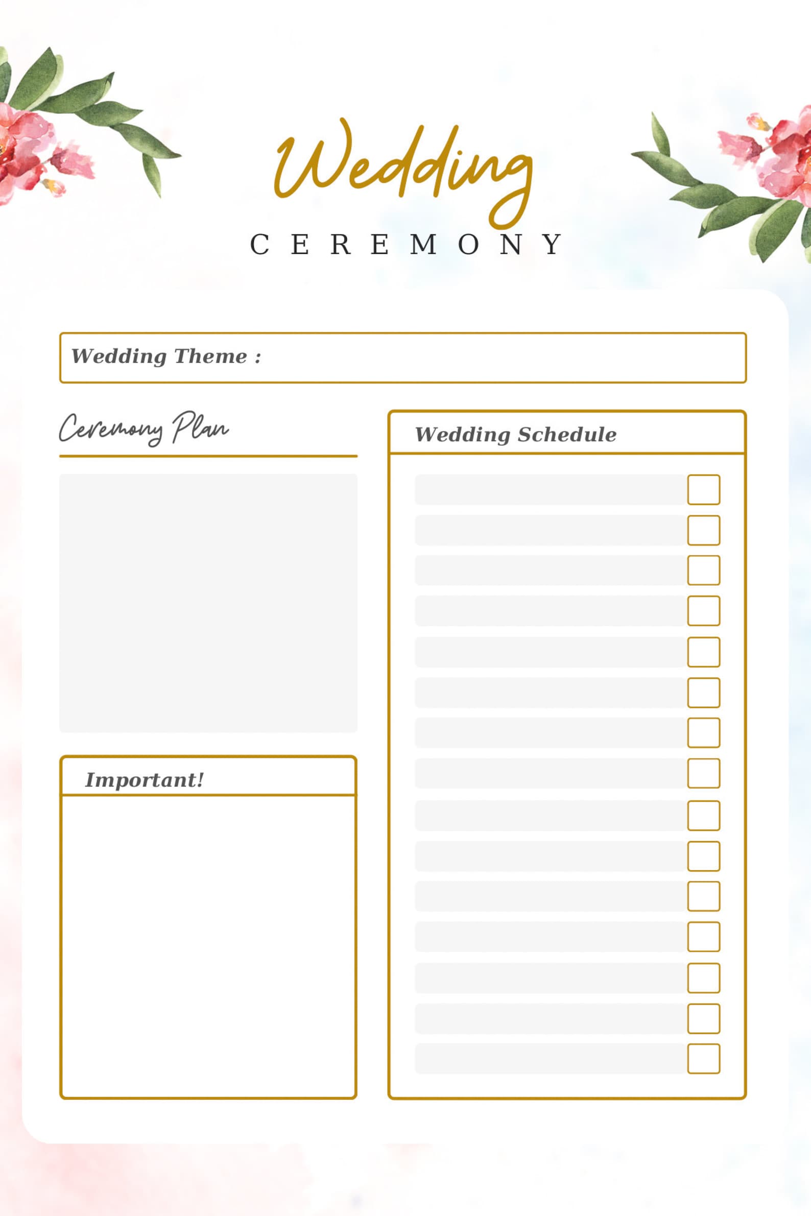 Wedding Preparation Notes! Instant Download!! Be Ready for the Best ...