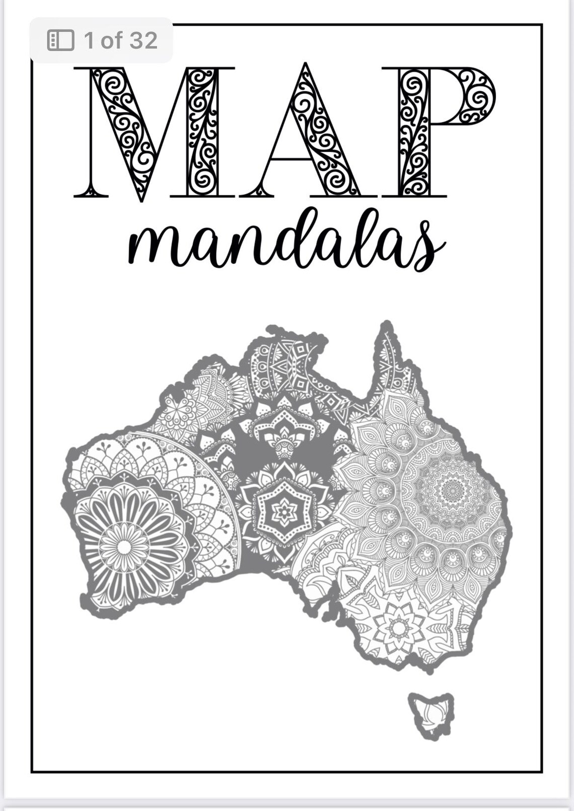 Bundle Mandala Coloring Pages PDF Set | Digital Download | 50 ...