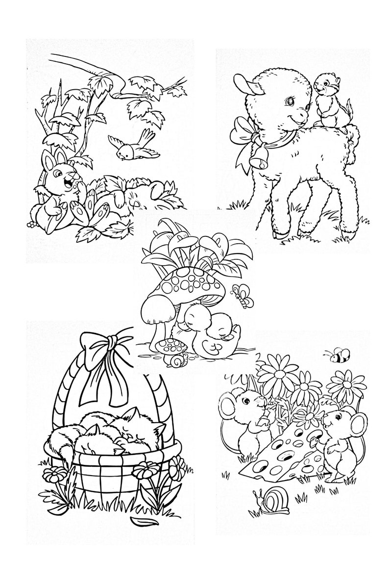 The Farm is Getting Ready for the Easter - Coloring Book for Toddlers ...