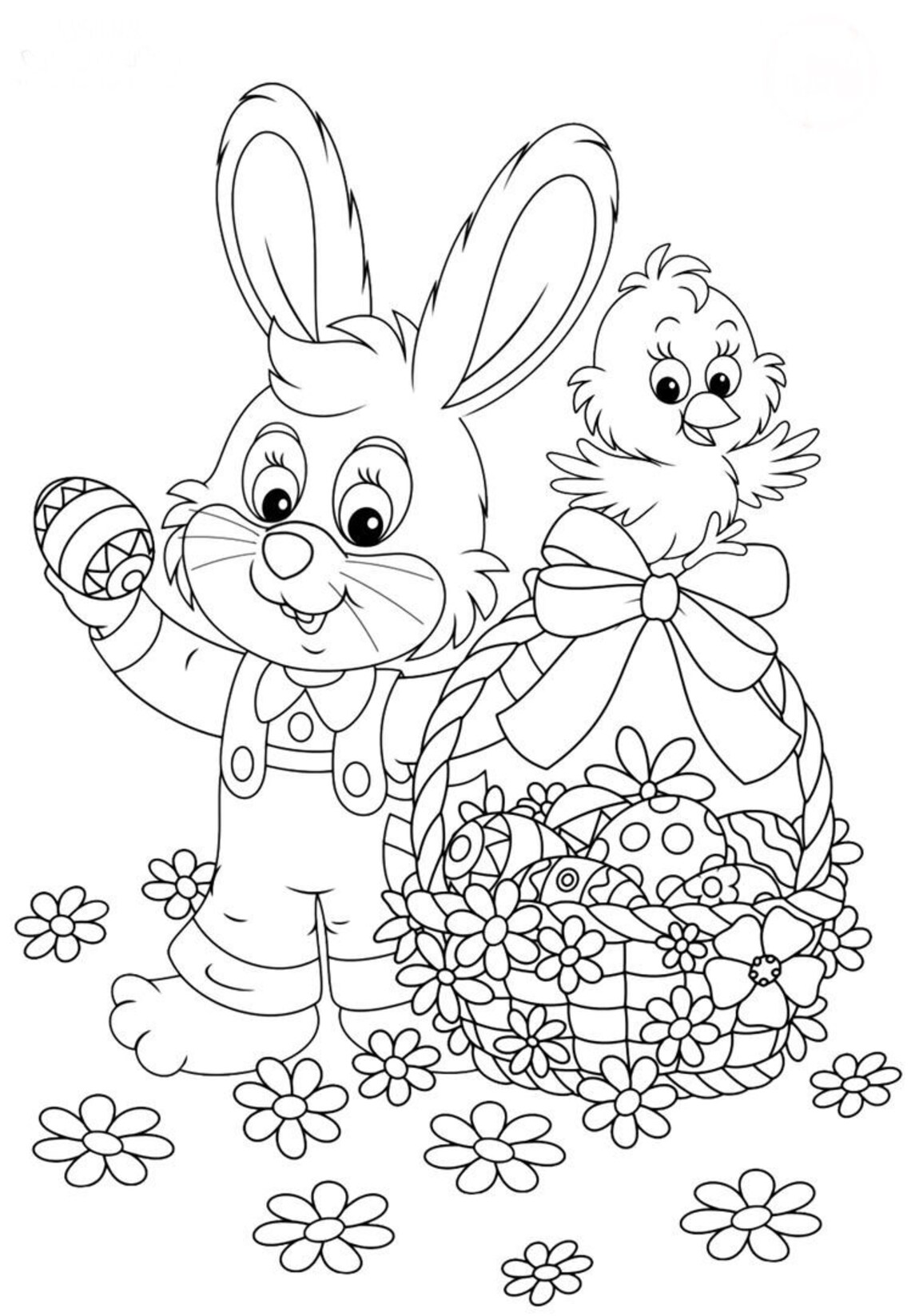 Easter Coloring Book - Bunny Coloring Pages for Easter - the Ultimate ...