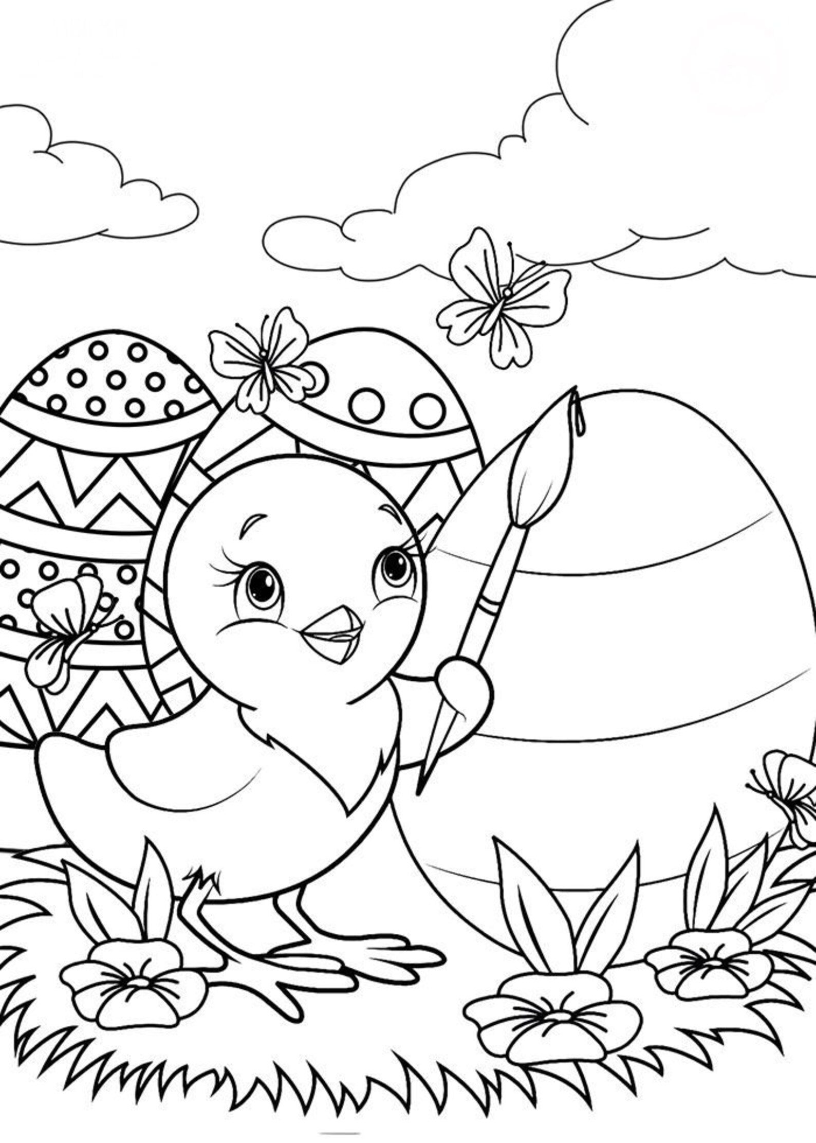 Easter Coloring Book - Bunny Coloring Pages for Easter - the Ultimate ...