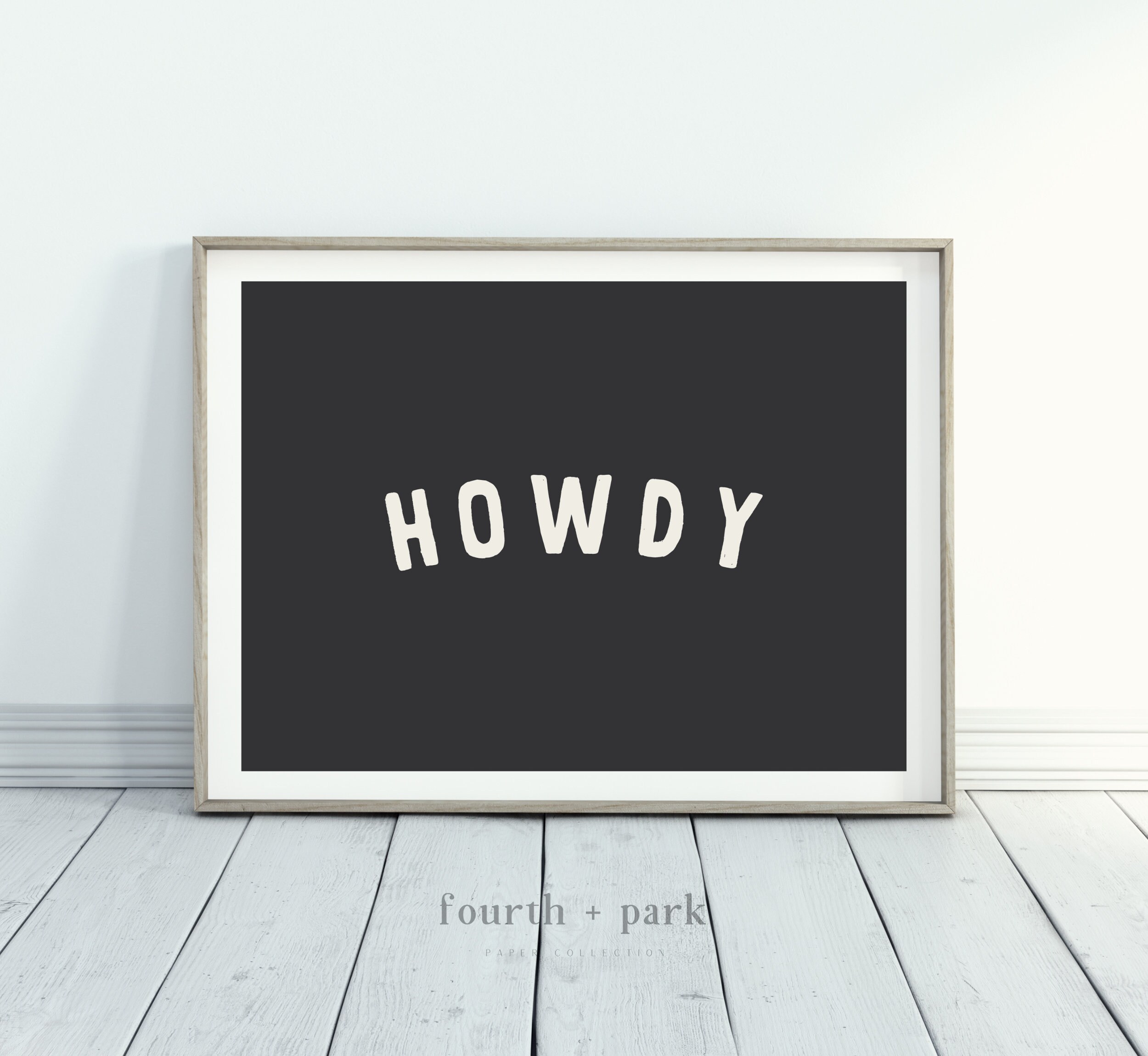 Howdy Printable Wall Art Instant Digital Download - Etsy
