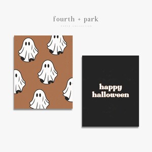 Cute Halloween Printables - Set of 2 - Digital Art Prints - Ghost Art ...