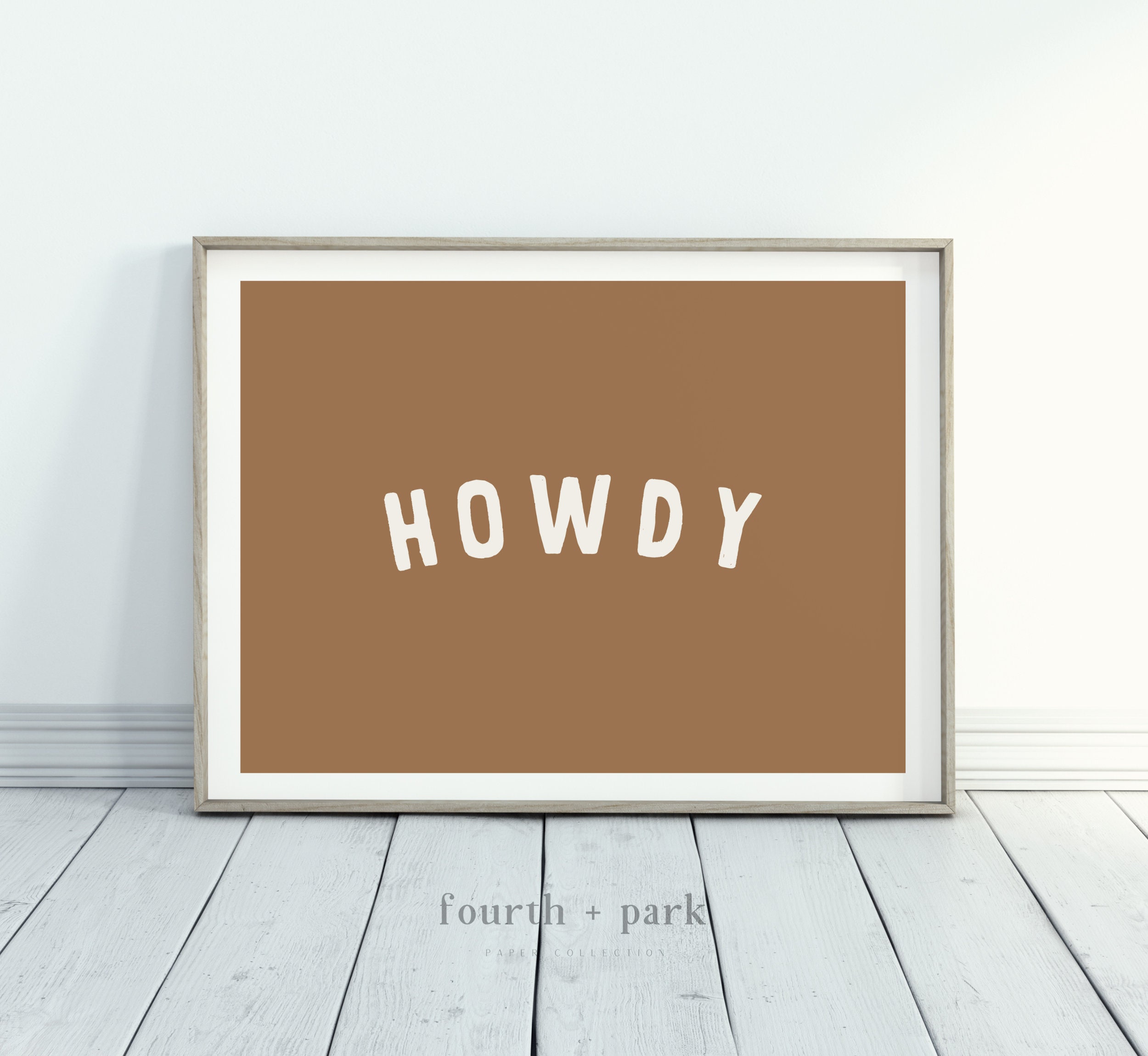Howdy Printable Wall Decor Instant Digital Download - Etsy