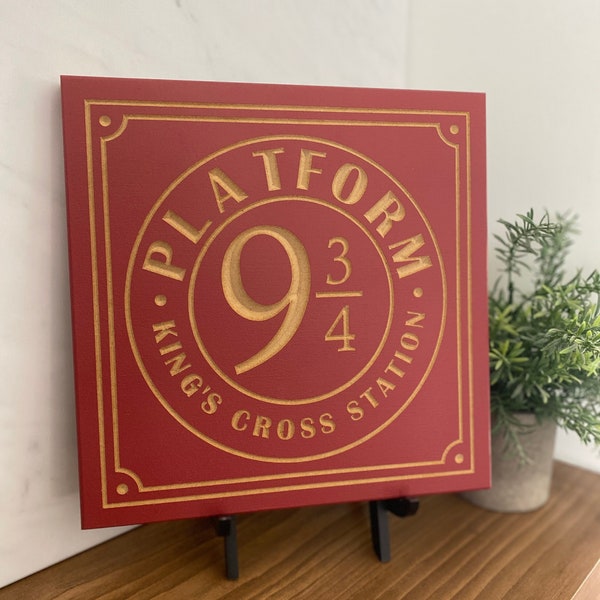 Platform 9 3 4 Sign - Etsy
