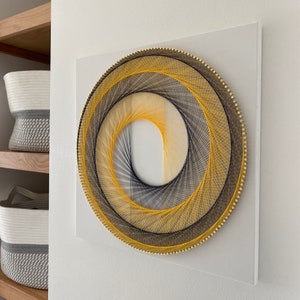 String Art Mandala Wall Hanging Sacred Geometry Art Meditation Wall Art ...