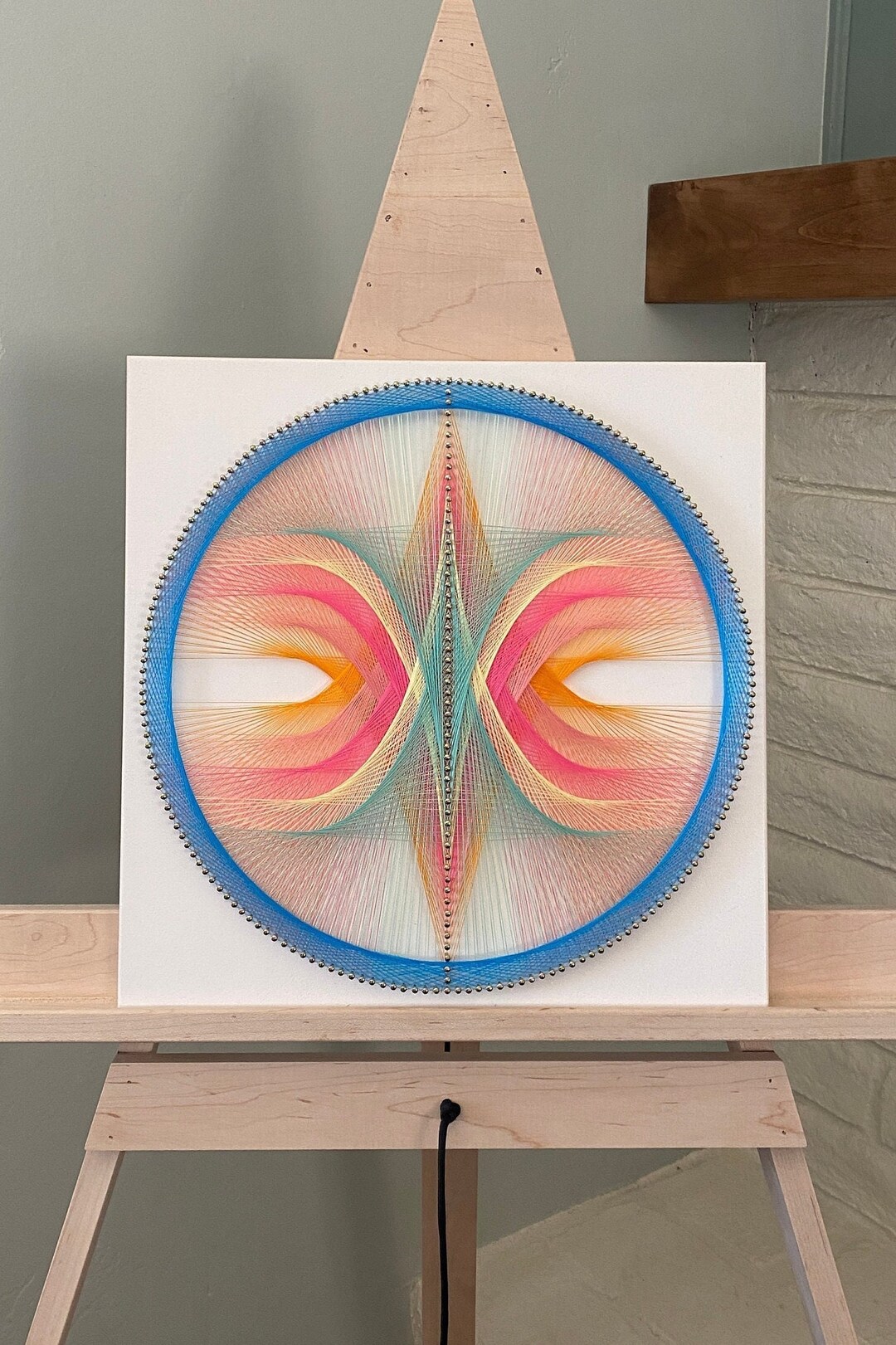 Summer Rays- String Art Mandala Wall Hanging Sacred Geometry Meditation ...