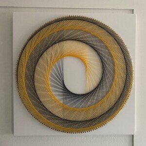 String Art Mandala Wall Hanging Sacred Geometry Art Meditation Wall Art ...
