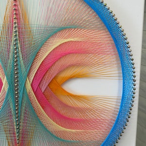 Summer Rays- String Art Mandala Wall Hanging Sacred Geometry Meditation ...