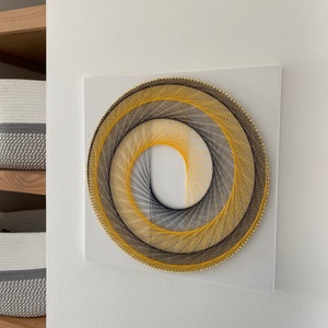 String Art Mandala Wall Hanging Sacred Geometry Art Meditation Wall Art ...
