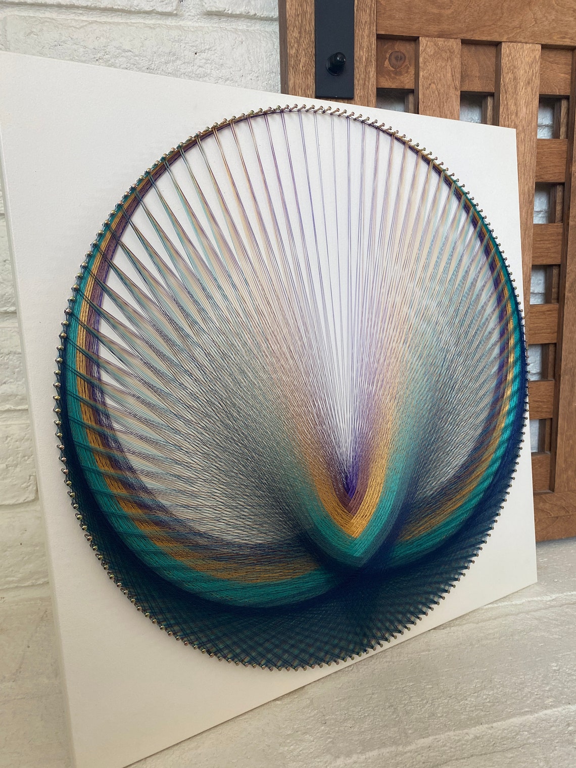 String Art Mandala – Galaxy Cardioid Pattern, Sacred Geometry Wall ...