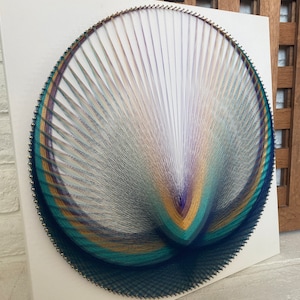 String Art Mandala – Galaxy Cardioid Pattern, Sacred Geometry Wall ...