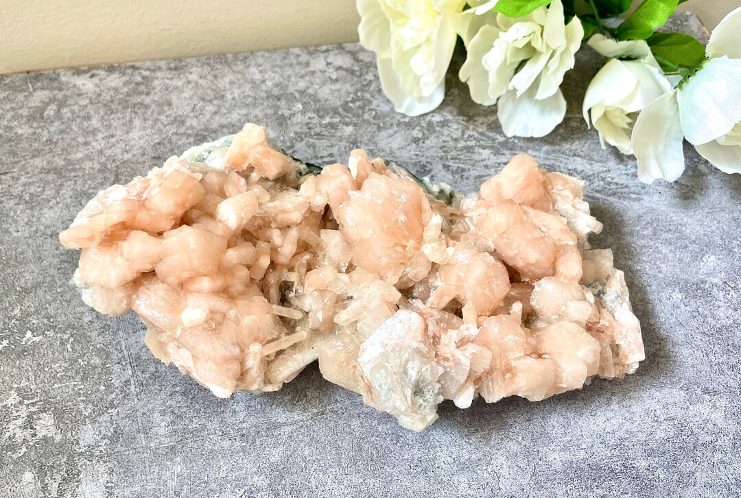 GORGEOUS Pink Stilbite Zeolite Large Specimen/healing Crystal/health ...