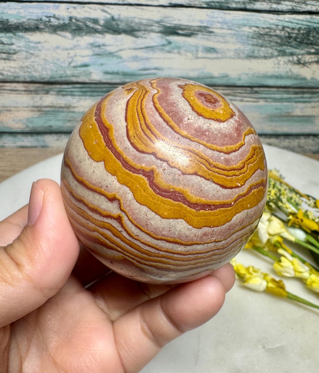 RARE! 59mm Rainbow Stone Jasper Sphere/thousand Layer/with Stand - Etsy