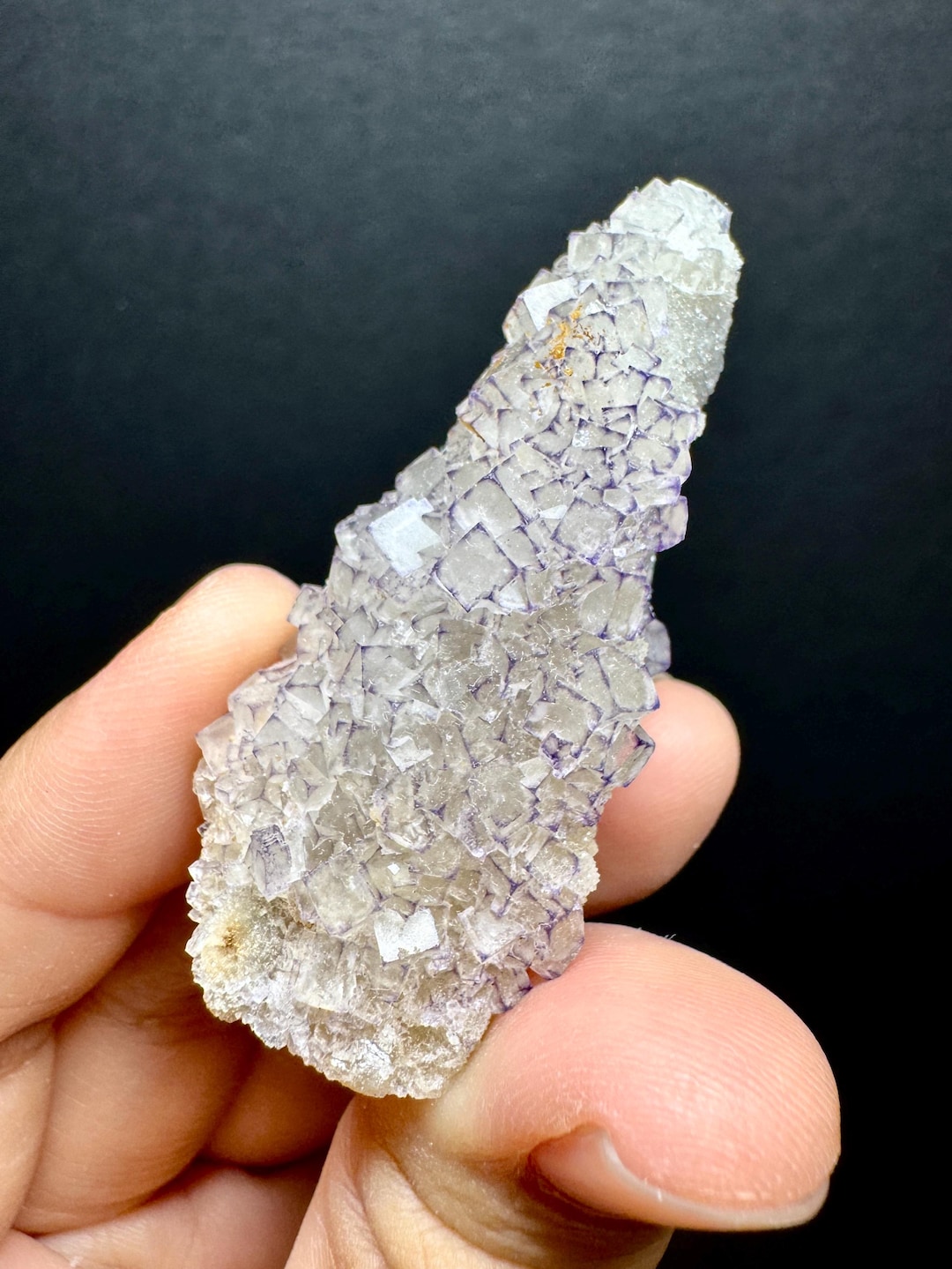 VERY RARE! 53mm Matrix Stroke Fluorite Specimen/purple Blue Lines Along ...