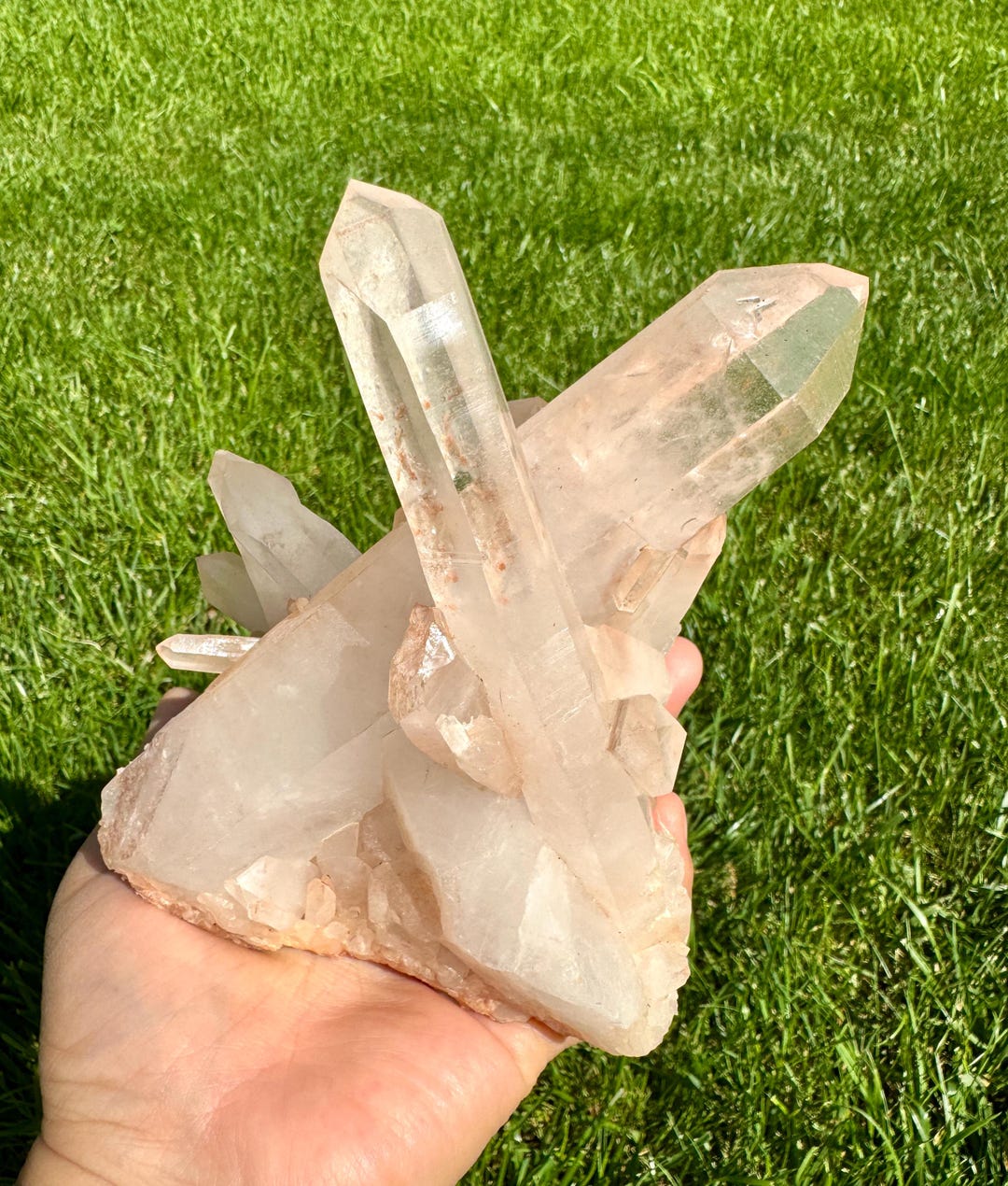 TOP! 2.5 Lbs Himalayan Pink Quartz Cluster/nepal - Etsy