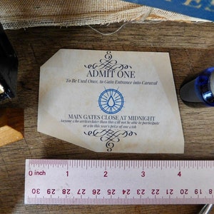 Caraval Invitation Sticker Legendary Finale Remember, Its Only a Game ...