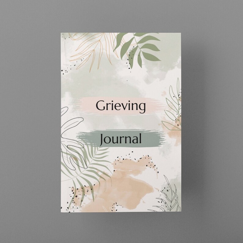 Grieving Journal Digital Minimalist Abstract - Etsy