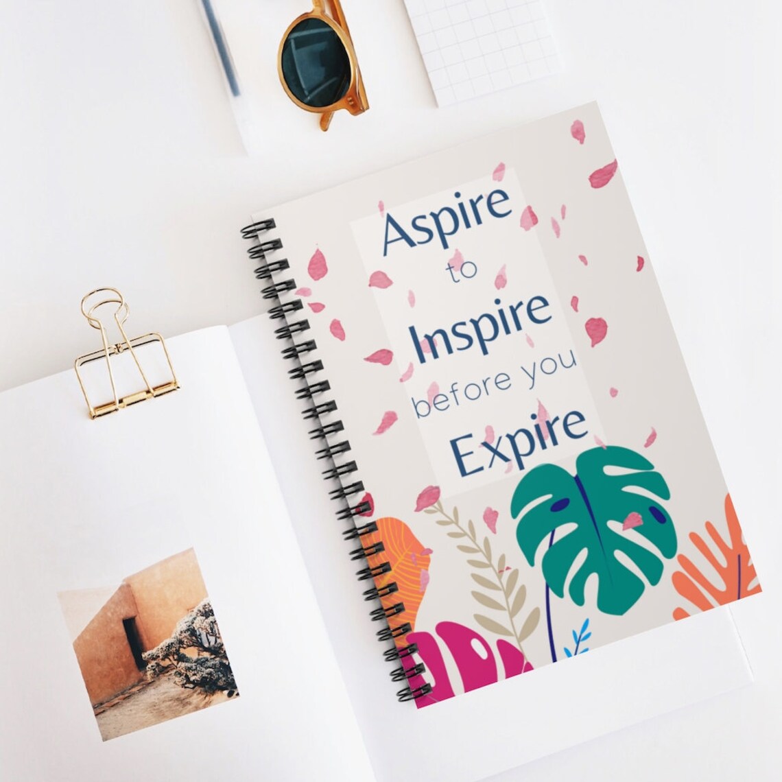 Aspire to Inspire Notebook Journal Perfect as a Gift Idea for Poems ...