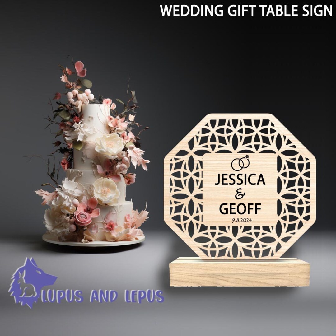 Wood Table Sign Wedding Name Sign, Name Sign, Engraved, Wedding Gift ...
