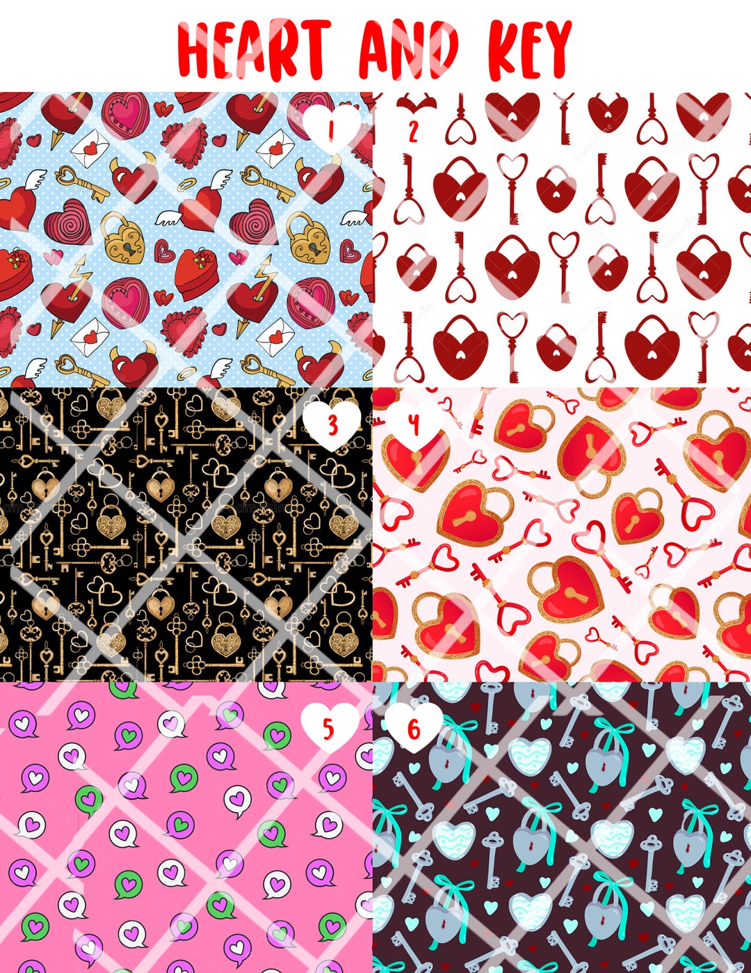 Magnetic Glasses Topper Key, Skeleton Key, Lock, Hearts, Pair Eyewear ...