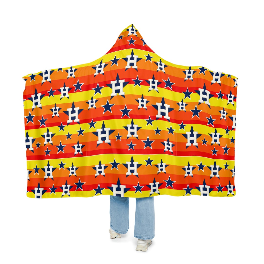 Astros Pattern Snuggle Blanket - Etsy