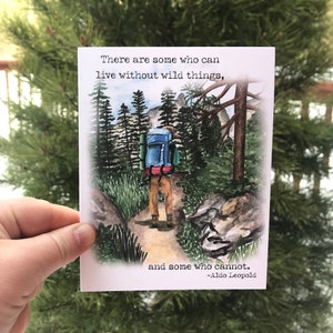 Nature Greeting Card for Outdoor/hiking/backpacking Enthusiast ...