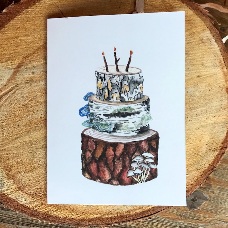 Nature Birthday Card - Etsy