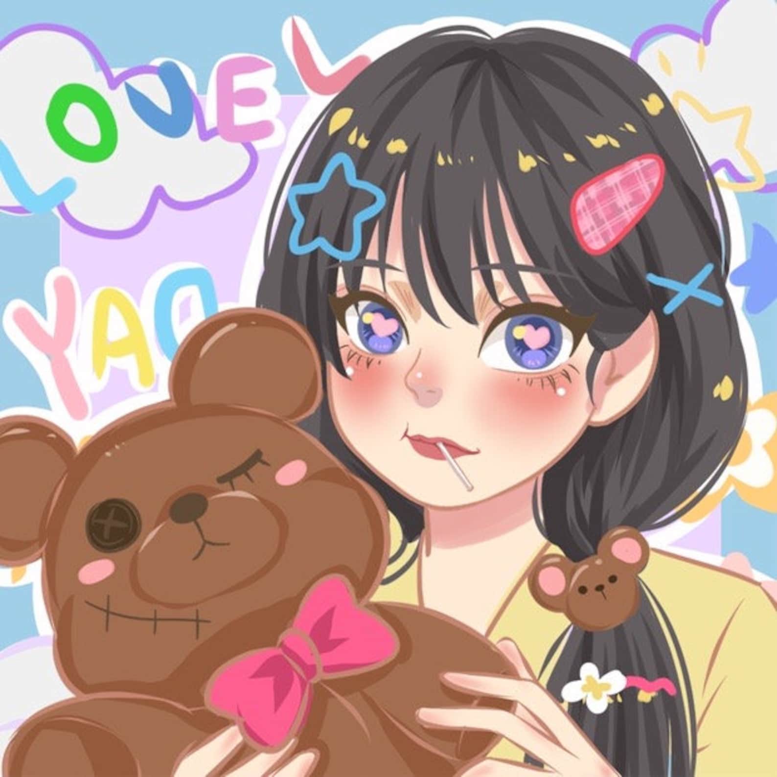 Custom Anime Portrait From Photo Anime Illustration Cartoon | Etsy