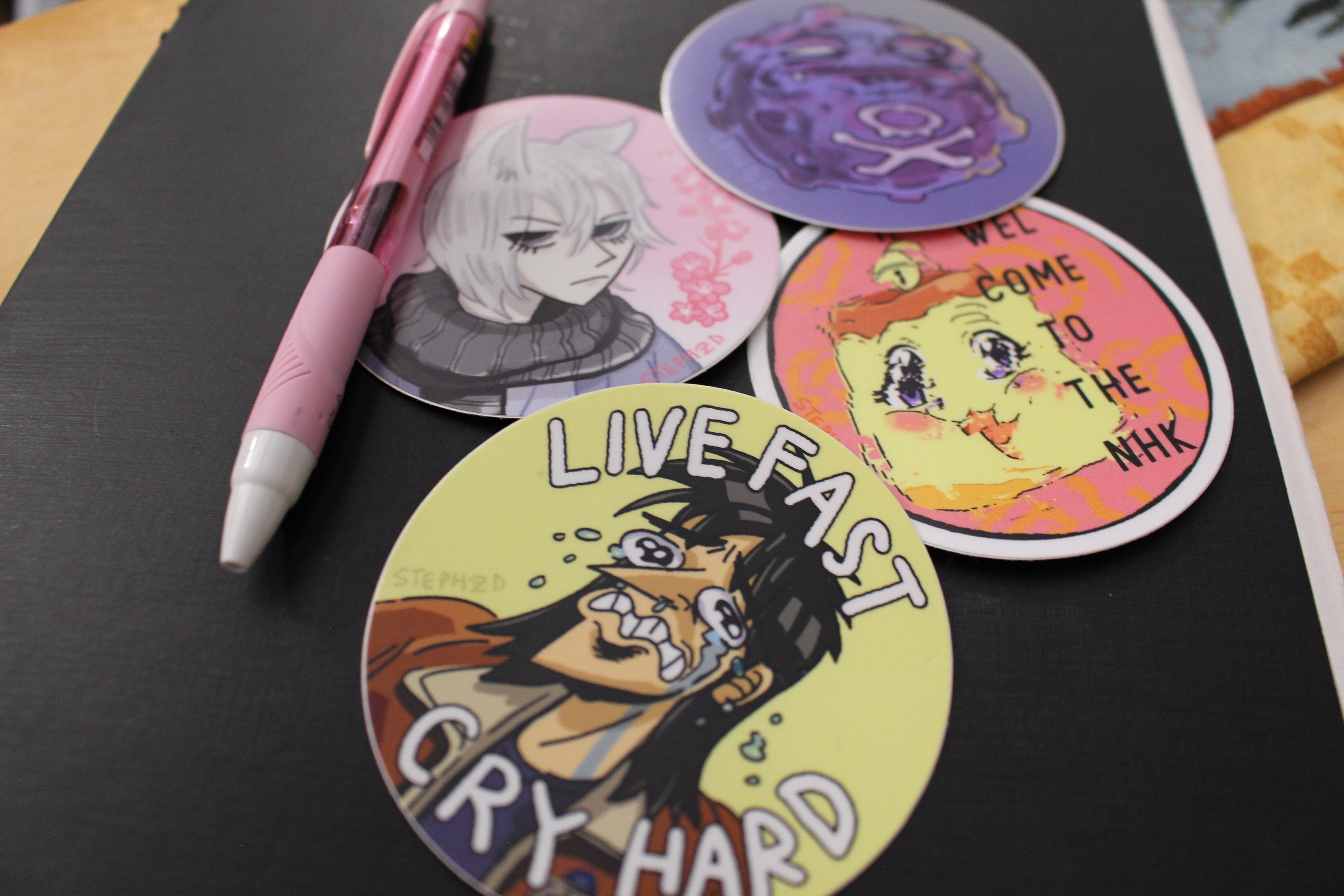 Live Fast Cry Hard - Kaiji Ultimate Survivor Sticker - Etsy
