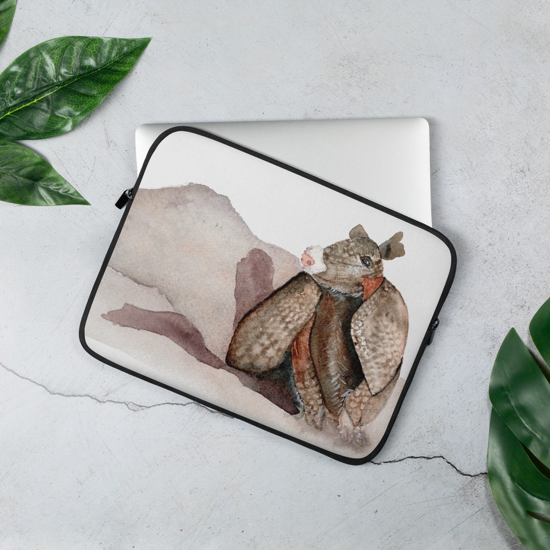 Southwest Watercolor Roly-poly Armadillo Laptop Sleeve - Etsy