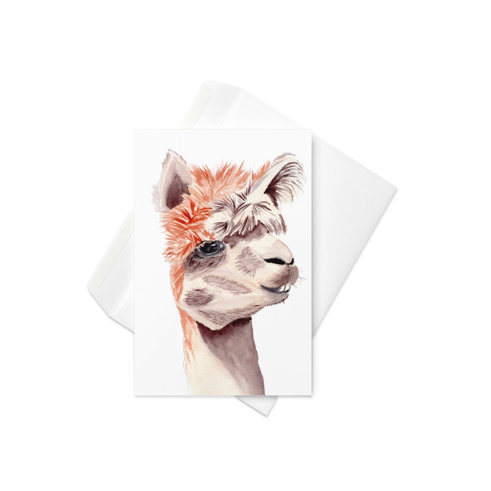 Watercolor Llama Greeting Cards My Llama Friend Pack of 10 Alpaca ...