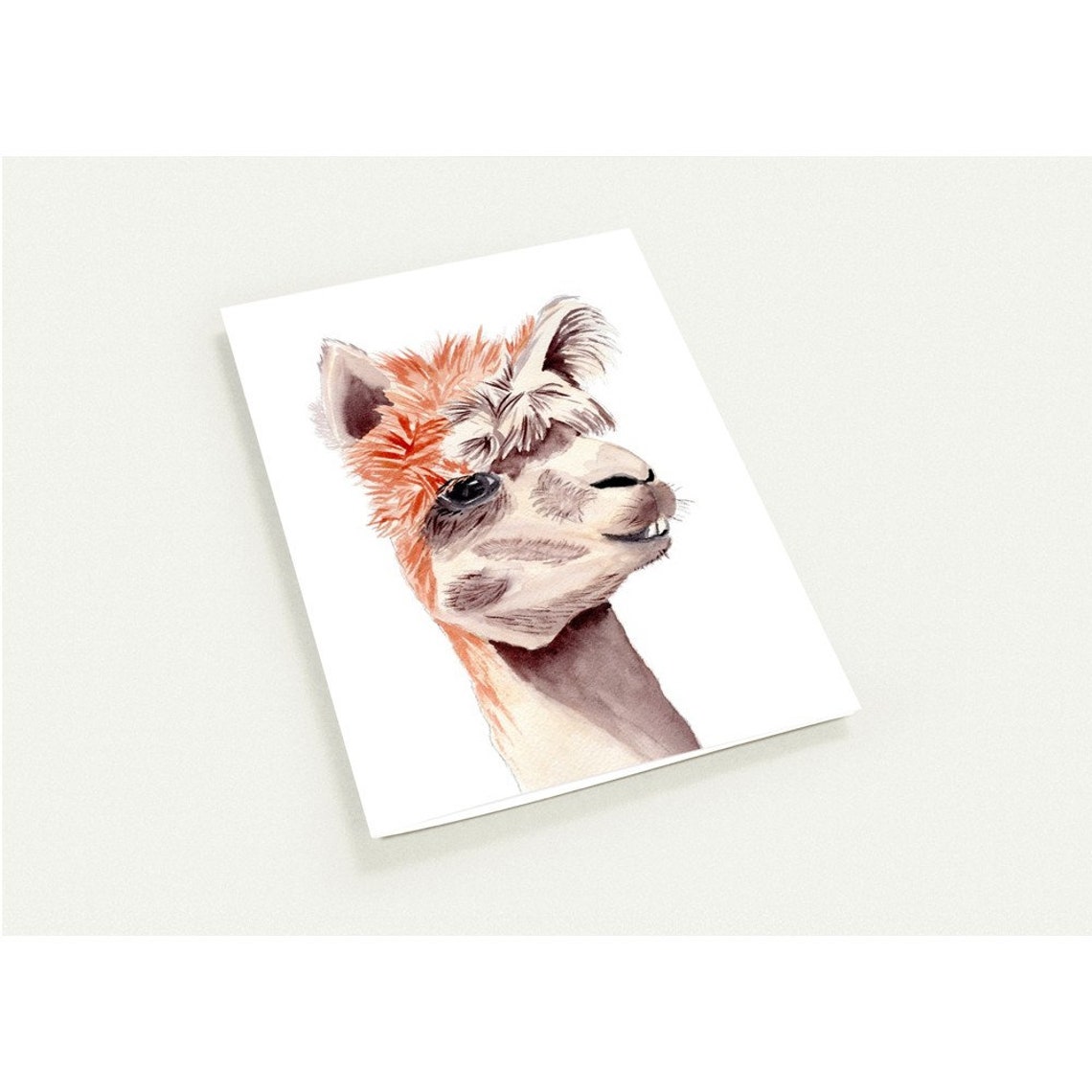 Watercolor Llama Greeting Cards My Llama Friend Pack of 10 Alpaca ...