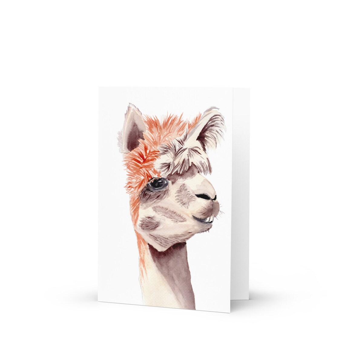 Watercolor Llama Greeting Cards My Llama Friend Pack of 10 Alpaca ...