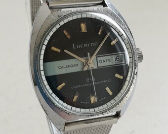 Lucerne Vintage Watch - Etsy