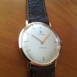 CYMA Cymaflex Vintage Watch, Cal. 424, 34 Mm, 1950s, Working and ...