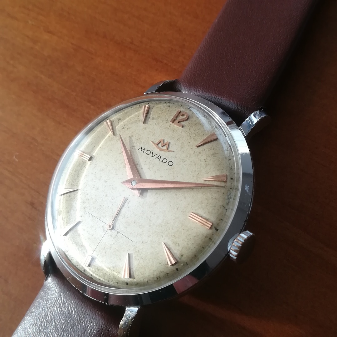 MOVADO Vintage Watch, 1950s, 36 Mm, Cal. 125, Working and Serviced - Etsy