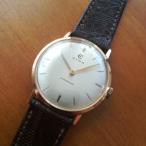 CYMA Cymaflex Vintage Watch, Cal. 424, 34 Mm, 1950s, Working and ...