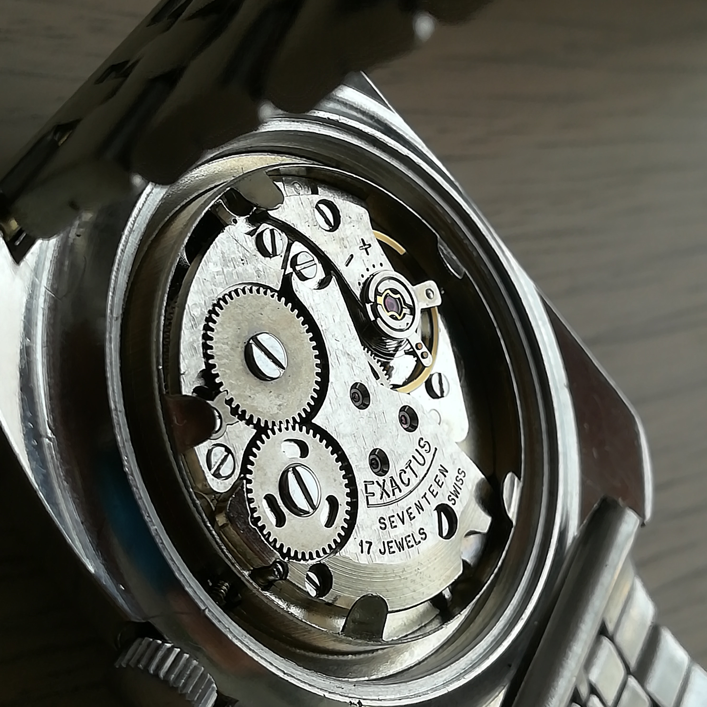 1960s EXACTUS Vintage Watch With Date 36.5 Mm Working and - Etsy